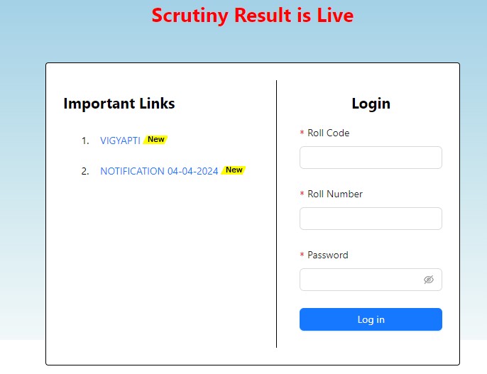 Bihar Board 12th Scrutiny Result 2024 ~ Download Link Out
